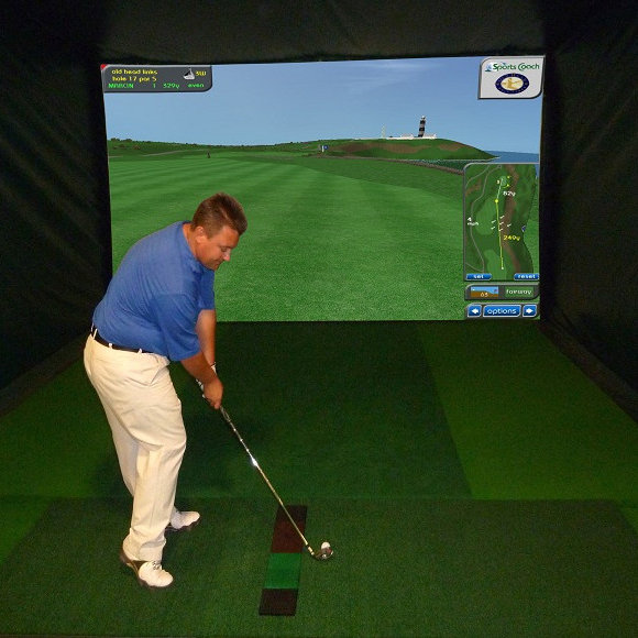 Golf Simulator Room - Photos & Ideas | Houzz