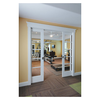 Delightful Terrace Level in Roswell - Beach Style - Home Gym - Atlanta ...