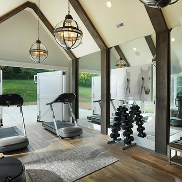 75 Farmhouse Home Gym Ideas You'll Love - April, 2022 | Houzz