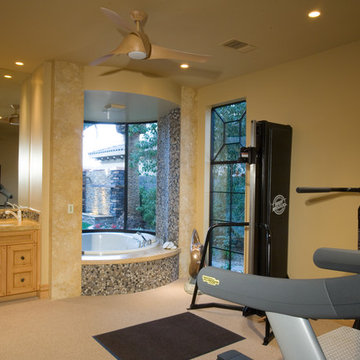 75 All Ceiling Designs Home Gym Ideas You'll Love - May, 2022 | Houzz