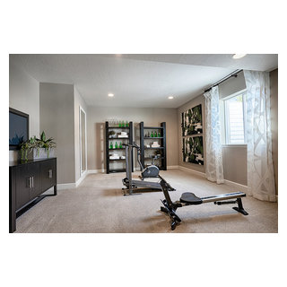 Jessica model home in Washington - Contemporain - Salle de Sport ...