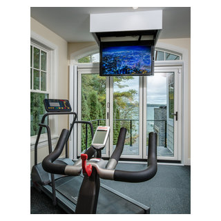 Lake Charlevoix Beachfront Remodel - Beach Style - Home Gym - Other ...