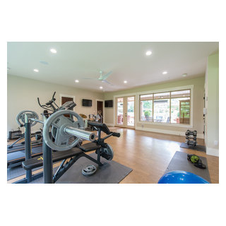 Maple Ridge Acreage - Modern - Home Gym - Vancouver - by West Coast ...
