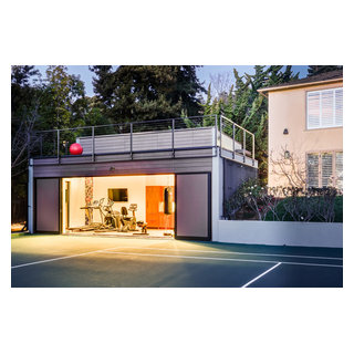 Modern Gym in Piedmont - Accessory Building - Contemporary - Home Gym ...