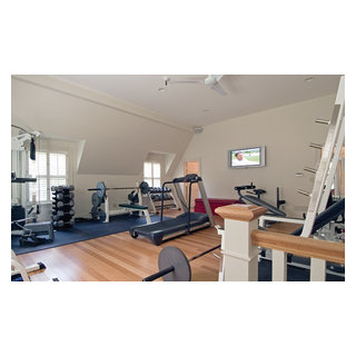 Neo-Colonial - Traditional - Home Gym - Boston - by Rob Bramhall ...