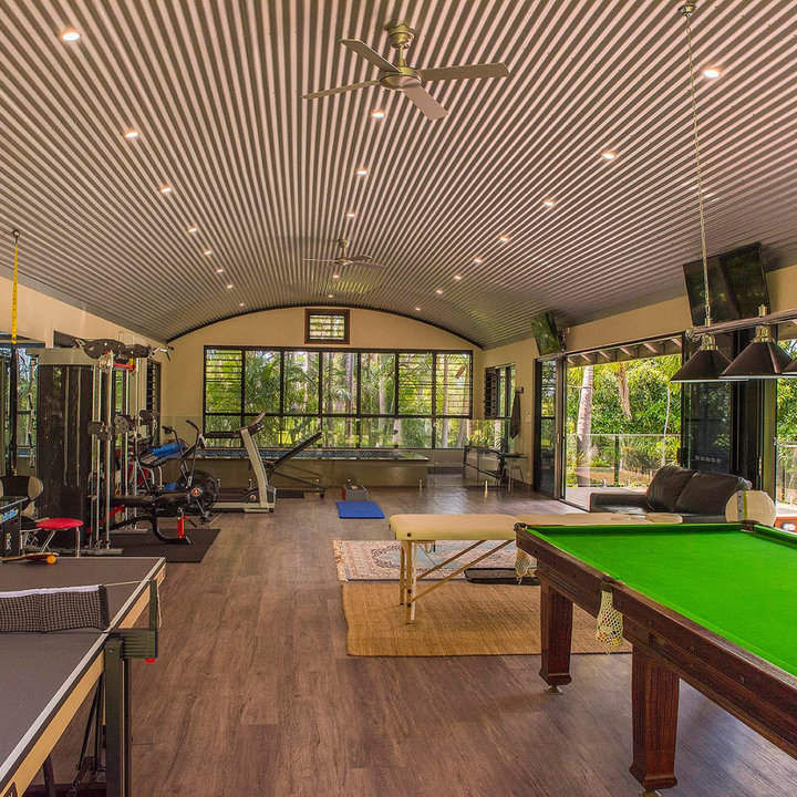 Tropical Home Gym Design Ideas, Inspiration & Images - December 2022 ...