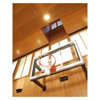 Private Indoor Basketball Court - Traditional - Home Gym - Boston - by ...