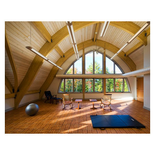 Sport Barn - Contemporary - Home Gym - New York - by HUDSON DESIGN ...