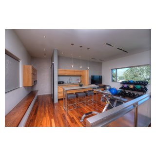Tiburon Gym and Snack Bar - Contemporary - Home Gym - San Francisco ...