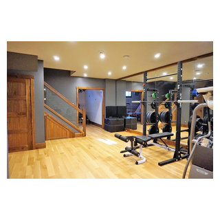 Tuscany - Rustic - Home Gym - Calgary - by Cedro Fine Woodwork Inc | Houzz