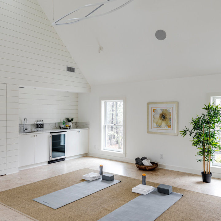 75 Beautiful Home Yoga Studio Ideas and Designs - February 2025 | Houzz UK