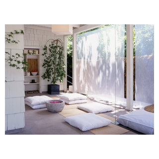 Zen Cabana - Asian - Home Gym - Los Angeles - by Rozalynn Woods ...