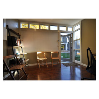 10x12 Modern Home Office Studio Shed with contemporary home - Modern ...