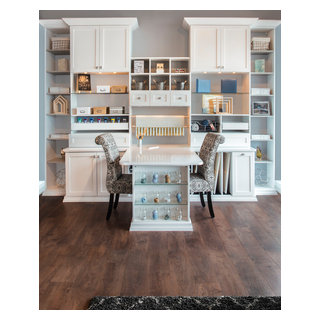 All-In-One Craft Room, Art Studio, and Gift Wrap Room - Transitional ...