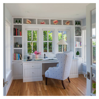 Angels Welcome - Office & Built ins - Custom Home in Falmouth, Cape Cod ...