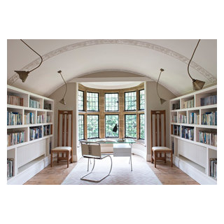 Arts and Crafts country house - Transitional - Home Office - Berkshire ...