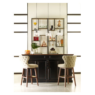 Bar for Two - Eclectic - Home Bar - Charlotte - by User | Houzz
