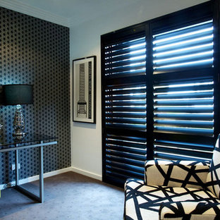 Black Plantation Shutters | Houzz