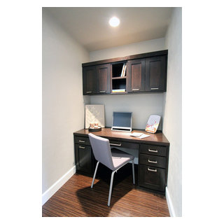 Built-in workstation office space - Modern - Home Office - Portland ...