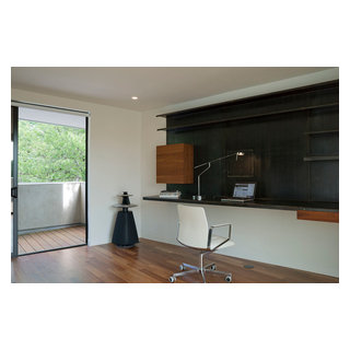 Carved Cube House - Home Office - Austin - by Bercy Chen Studio | Houzz