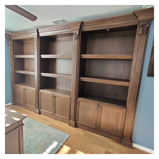 Chavez Restoration Hardware style Mahogany Meranti Hone Office Bookcase ...