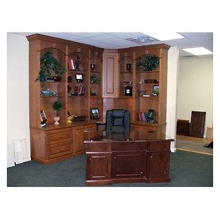 Cherry Computer Corner Unit - Traditional - Home Office - Philadelphia ...