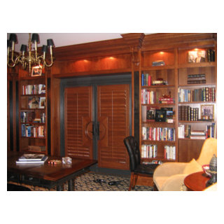 cherry library - Traditional - Home Office - DC Metro - by User | Houzz