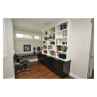 Classic Cream & Chocolate - Traditional - Home Office - Vancouver - by ...