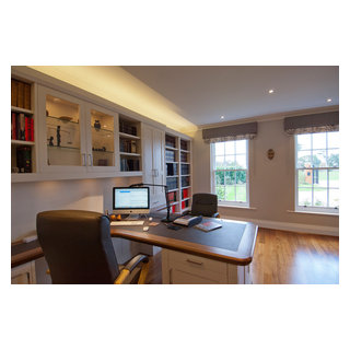 Classic Painted Walnut Study - Transitional - Home Office - Surrey - by ...