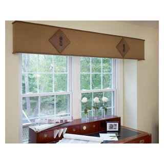 Custom cornice board - Traditional - Home Office - DC Metro - by ...
