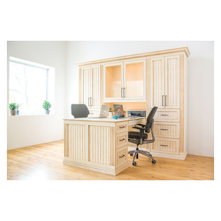 Custom His and Hers Desk - Classique - Bureau à domicile - Détroit ...