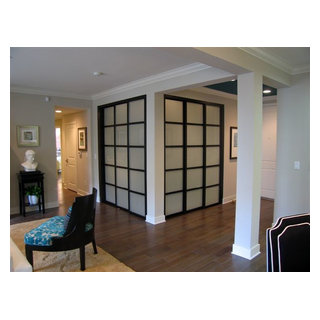 Custom Interior Glass Room Dividers - Modern - Home Office - New York ...