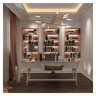 Custom Luxury Home Office Design - Contemporary - Home Office - Toronto ...