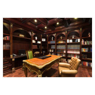 Custom Woodwork Office and Closet - Traditional - Home Office - Chicago ...
