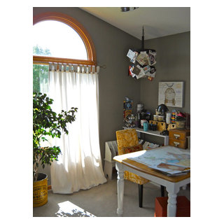 Deb's office - Eclectic - Home Office - Wichita | Houzz