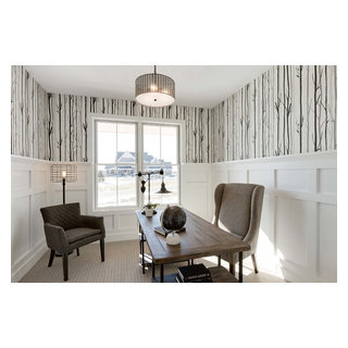 Design Créatif | Modern Farmhouse on Crest - Farmhouse - Home Office ...