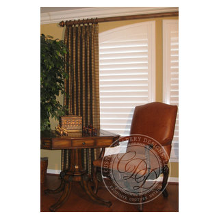 Drapery - Traditional - Home Office - Dallas - by Custom Drapery ...
