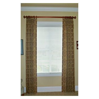 Drapery Window Treatments - Traditional - Home Office - Seattle - by ...