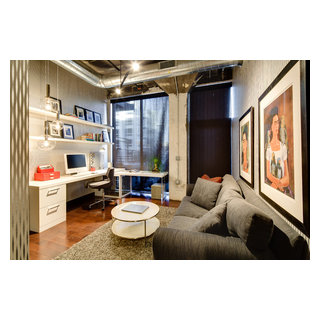 Dwelling Designs Warehouse District Loft - Industrial - Home Office ...