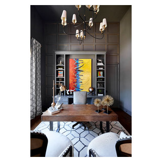 Eclectic Transitional Perfection - Transitional - Home Office - Dallas ...
