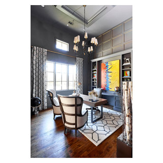 Eclectic Transitional Perfection - Eclectic - Home Office - Dallas - by ...