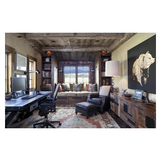 Ennis, Montana Sports Barn - Rustic - Home Office - Atlanta - by Carter ...