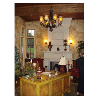 Faux Finish Office Walls - Mediterranean - Home Office - Raleigh - by ...