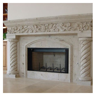 Fireplaces - Mediterranean - Home Office - San Francisco - by Zenique ...