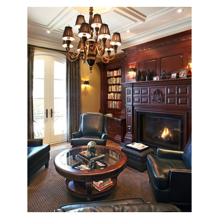 Formal library - Traditional - Home Office - Toronto - by PAULINA'S ...
