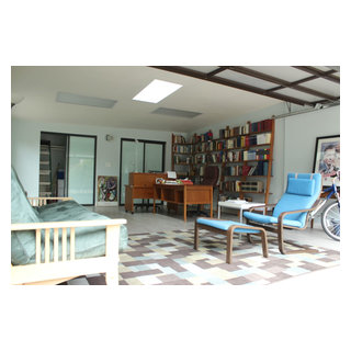 Garage Conversion - Contemporary - Home Office - Los Angeles - by ...