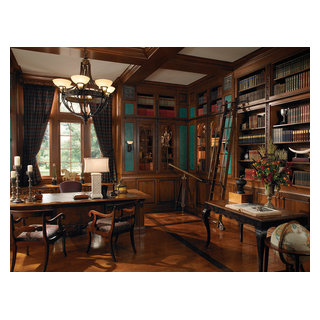 Gentleman's Quarters Home Office - Traditional - Home Office - Other ...