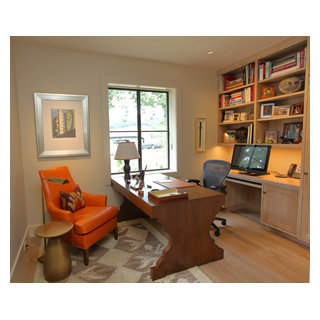 Gentleman's Study Desk in solid Oak - Transitional - Home Office - San ...