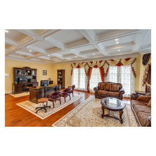 Grand Traditional Mansion in Fairfax, VA - Traditional - Home Office ...