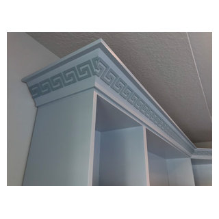 Greek Office Unit - Home Office - Miami - by Mark's Custom Woodwork | Houzz
